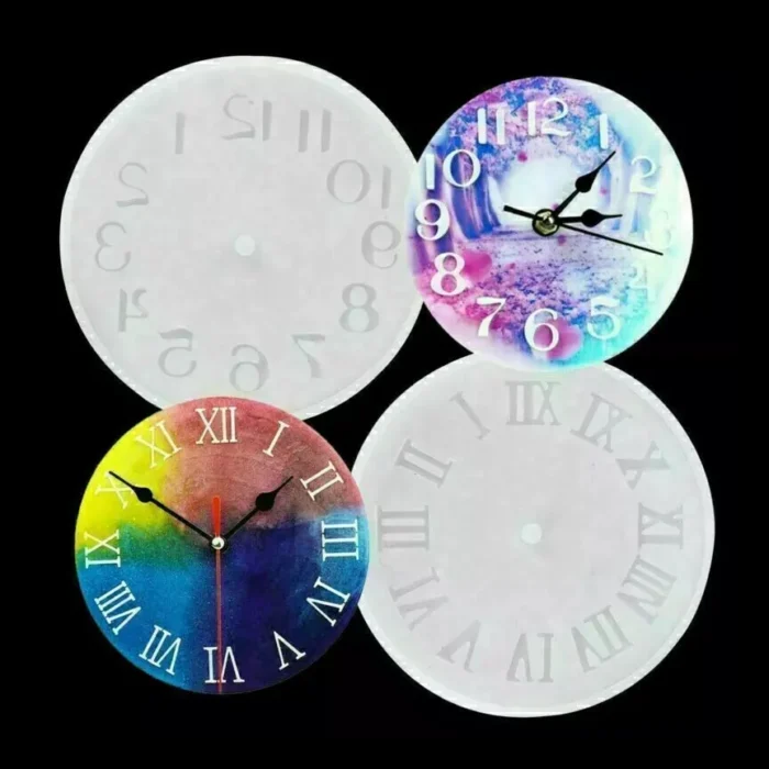 Clock Face Dial Numerals DIY Resin Silicone Mold - Nazar Brothers